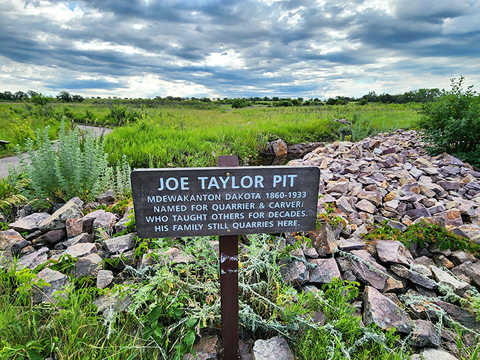 Joe Taylor's legacy lives on! This pit isn't for grilling, but it's definitely smoking with historical significance.