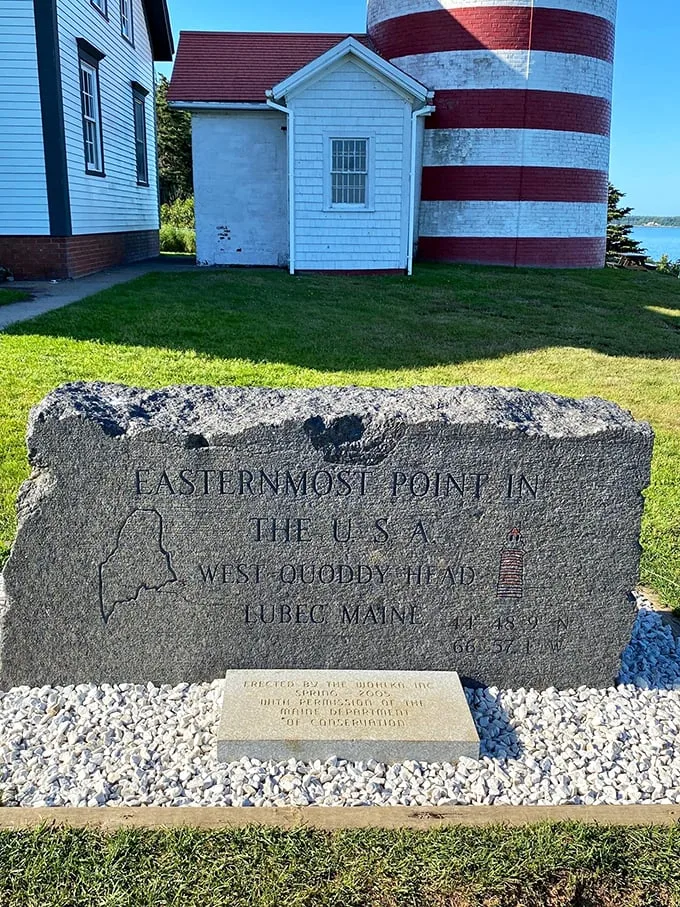 America's starting line! This rock-solid reminder that you're standing at the easternmost point of the USA is worth its weight in lobster rolls. 