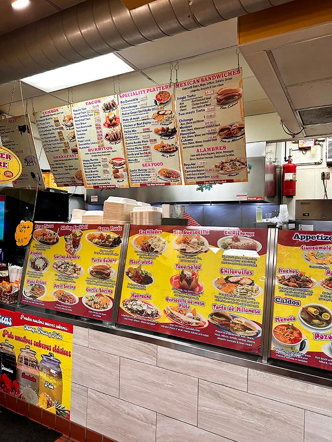 Decisions, decisions! This menu is a choose-your-own-adventure of Mexican delights. Warning: May cause spontaneous "mmm" noises.