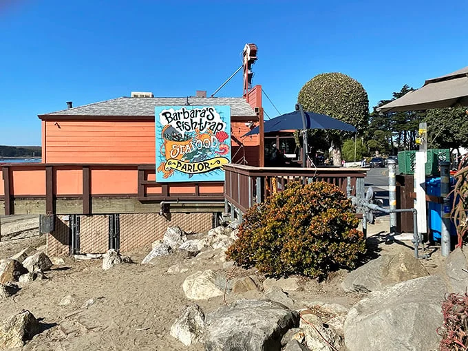 Barbara's Fishtrap: Where seafood dreams come true! This coral-colored gem looks like it was plucked straight from a beachcomber's fantasy.