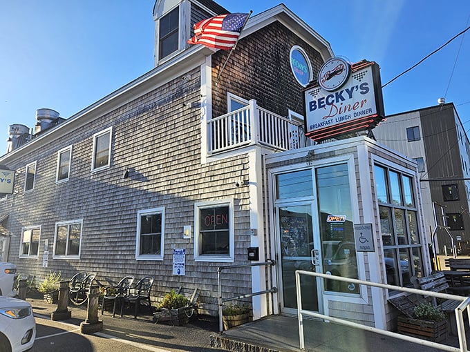Becky's Diner: Where the catch of the day isn't just on your plate. Reel in some local flavor and waterfront views with your morning joe.