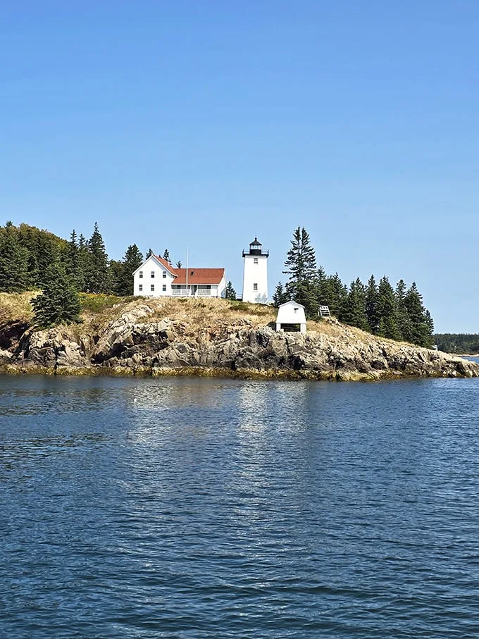 Burnt Island Light: The original 'night light' of Boothbay Harbor. It's been keeping the bogeyman at bay since 1821.