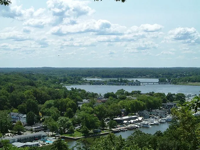 Saugatuck's Oval Beach: Where art meets nature. Sunbathe with a side of culture at this picturesque shoreline, inspiration strikes in mysterious ways!
