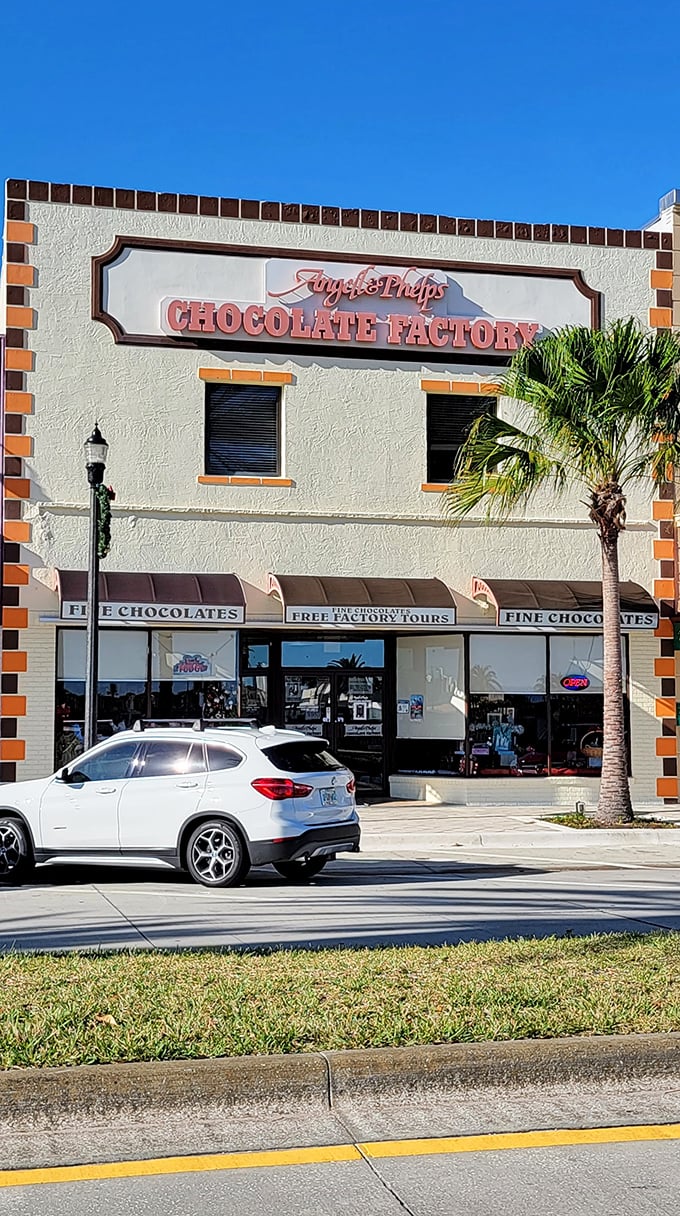 Who needs a pit stop when you've got a chocolate factory? This place gives "fuel for the race" a whole new meaning!