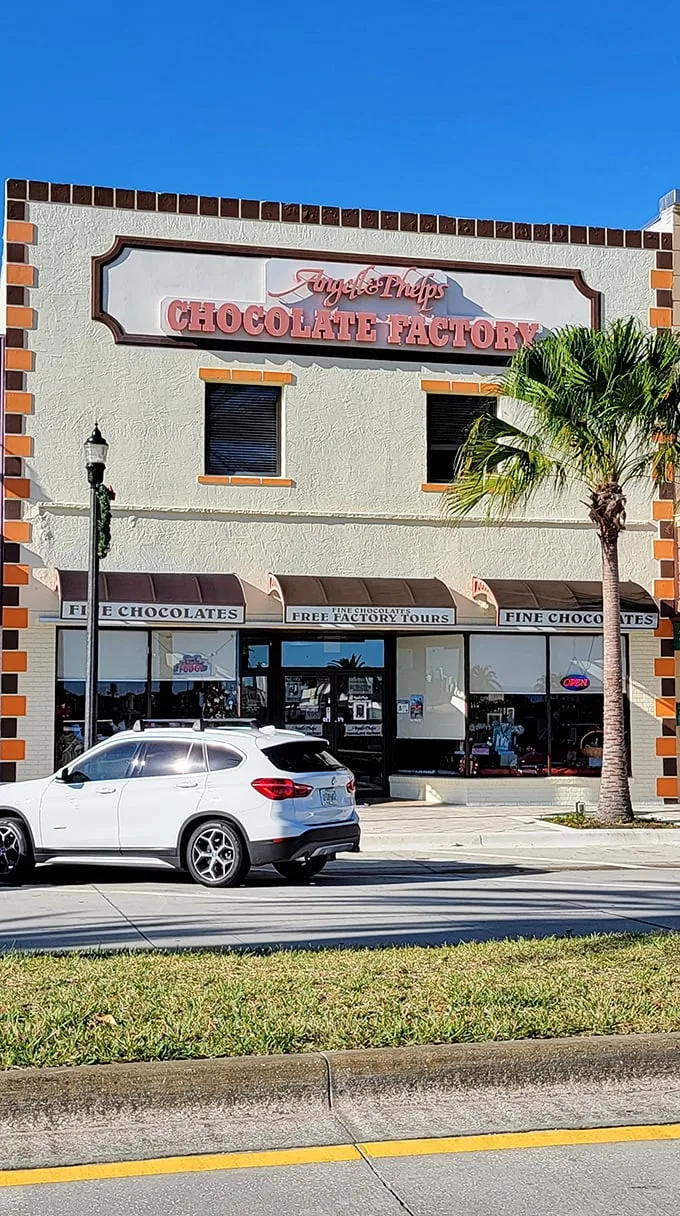 Who needs a pit stop when you've got a chocolate factory? This place gives "fuel for the race" a whole new meaning!