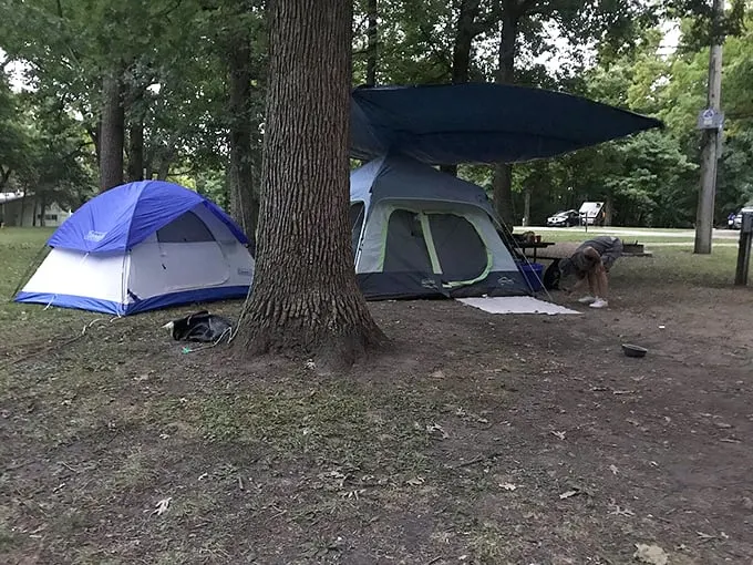 Camping: where 'roughing it' means your Wi-Fi only has two bars. These tents are cozier than my first apartment!