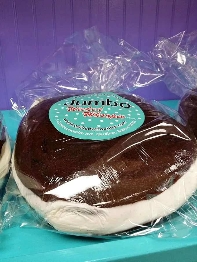 Holy cow! This Jumbo Whoopie Pie is so massive, it might need its own zip code.