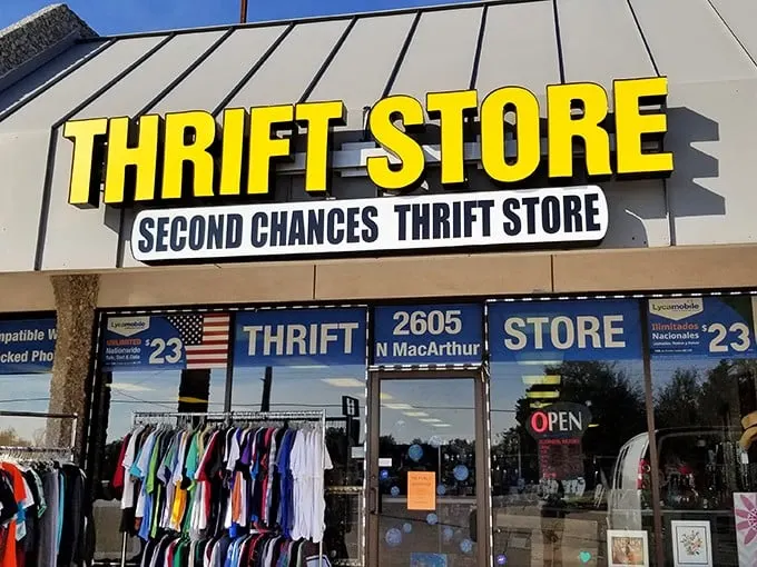 Second Chances: Where every purchase tells a story. It's like a library of life, but with clothes instead of books!