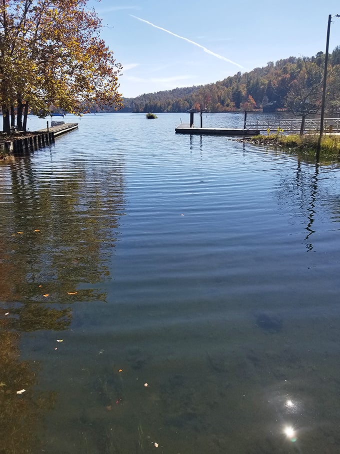 Crystal-clear waters and fall colors – it's like Mother Nature's showing off her Instagram filters. #NoFilterNeeded