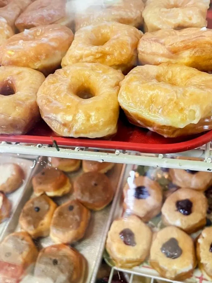 Golden rings of joy! These glazed beauties could make Homer Simpson weep with happiness.