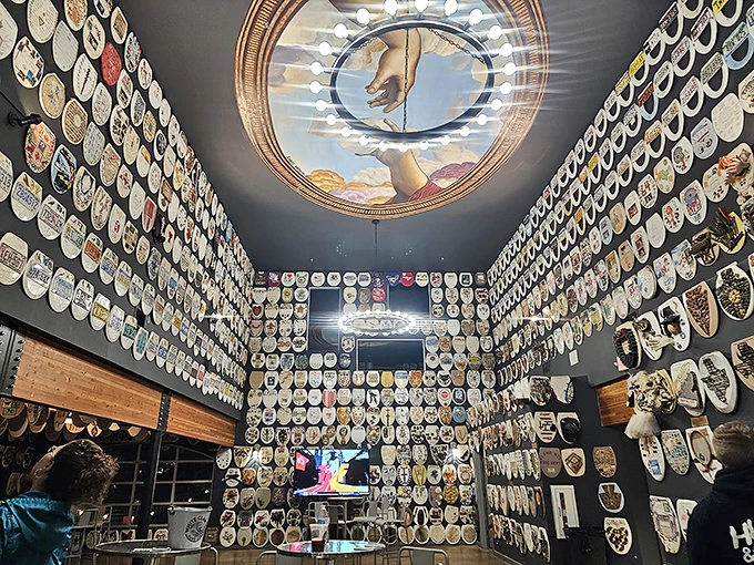 A sea of toilet seats as far as the eye can see. It's like Where's Waldo, but with more porcelain!