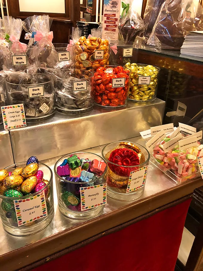 A rainbow you can eat! These jars of colorful candies are like a Skittles commercial come to life, minus the talking rainbow.