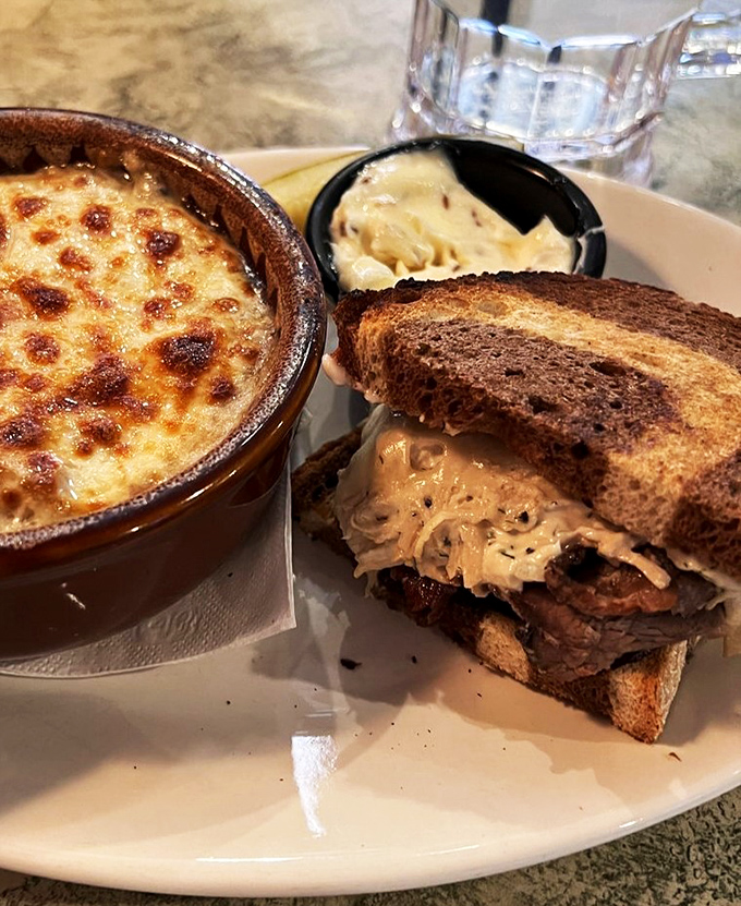 Meet the Reuben's cooler cousin - this sandwich is ready for its close-up and your taste buds' standing ovation.