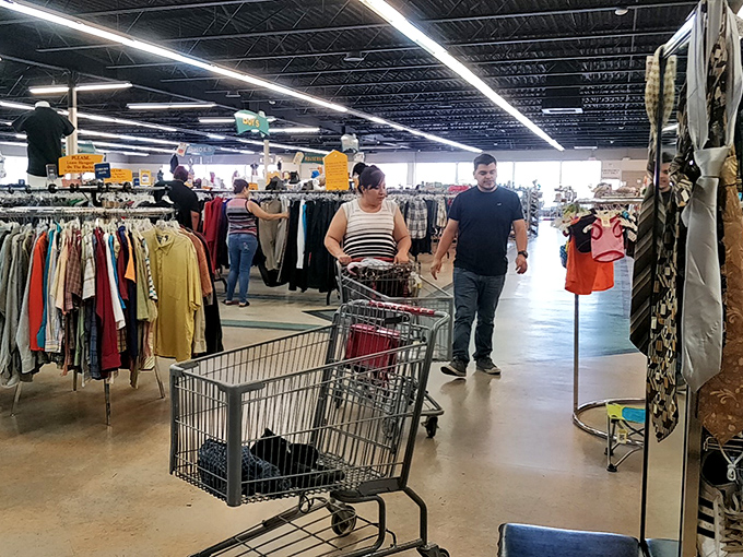 Thrift Town: Where shoppers become treasure hunters and every aisle holds the potential for a "eureka!" moment.