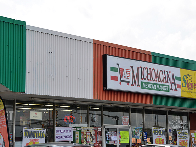 "La Mega Michoacana: Where grocery shopping becomes a south-of-the-border adventure. Passport not required!"