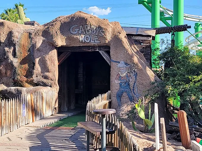 At Castles N' Coasters, you can storm the castle and ride the dragon – all before lunchtime. Take that, Disneyland!