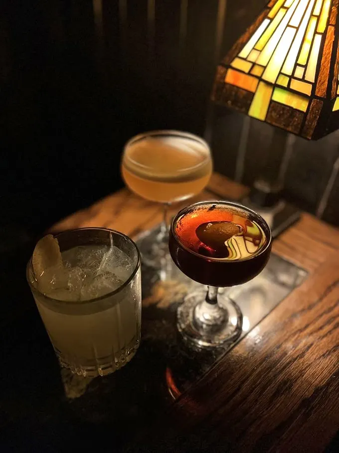A trio of liquid artistry! These cocktails are dressed to impress, like the cast of Mad Men at a swanky soirée.