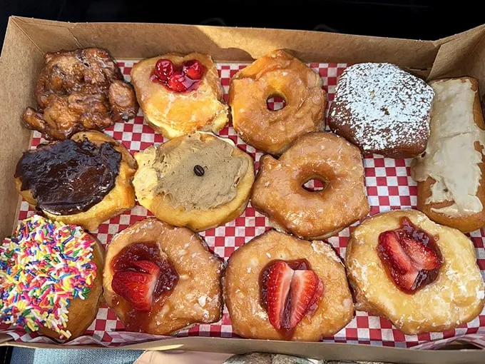 A box of pure happiness. It's like someone packaged up a perfect Saturday morning and added sprinkles.