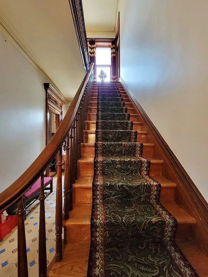 Stairway to heaven? More like stairway to history! These steps have probably seen more drama than a season of Downton Abbey.