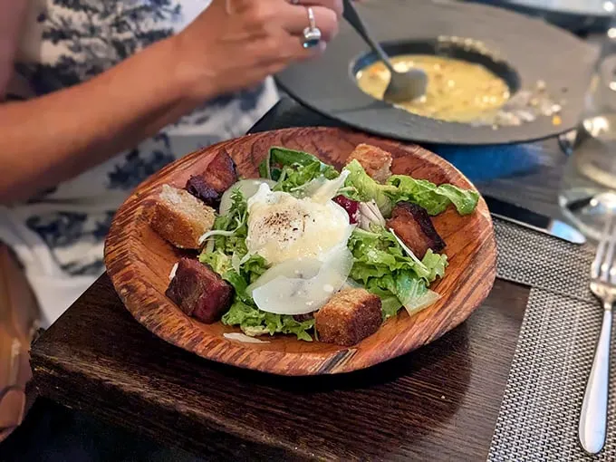 This Caesar salad is fit for an emperor. Et tu, Brute? More like, et tu, delicious!