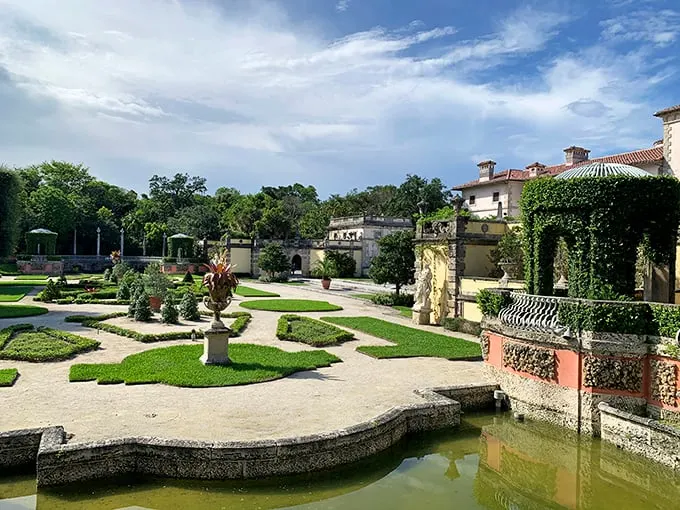 Stone ships and marble dreams: Vizcaya's extravagant vision. Explore a world where excess is just the beginning and every view is Instagram-worthy.