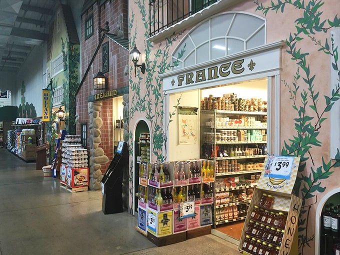 Bonjour, guten tag, hola! This international aisle is like a passport for your taste buds. No jet lag included.