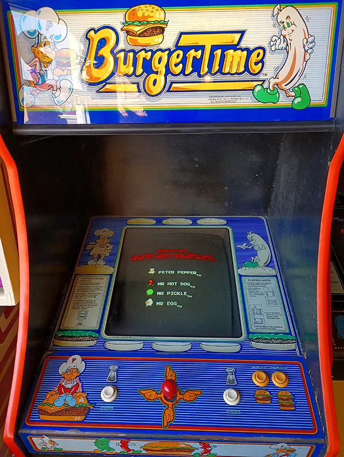 Burger Time: where pixelated patties meet culinary chaos. This vintage game serves up a feast of nostalgia with a side of giggles.