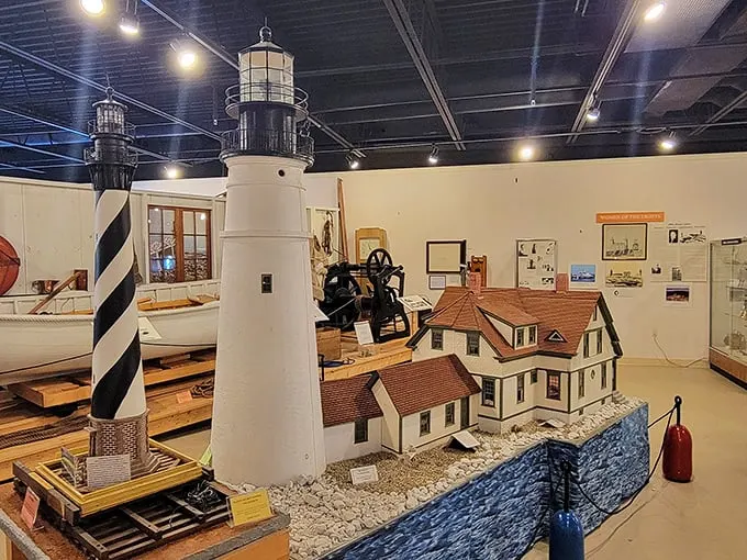 The Maine Lighthouse Museum: Illuminating maritime history one beacon at a time. It's like a greatest hits album of coastal navigation – every exhibit's a chart-topper!