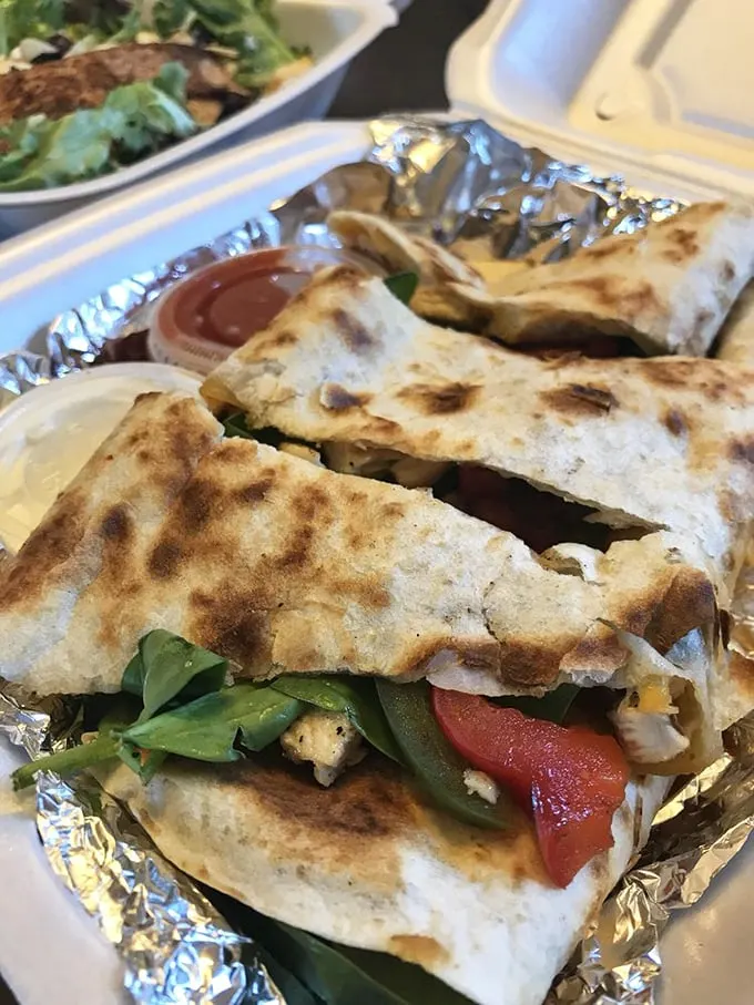 This chicken quesadilla is so stuffed, it's giving Thanksgiving turkeys an inferiority complex. Prepare for a flavor fiesta!