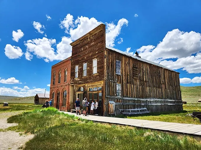 "Time travelers welcome!" Curious explorers peer into Bodie's past, proving that history is always in fashion.