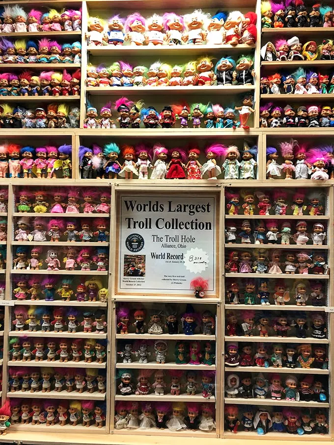 It's official: trolls have taken over the record books! This display proves that sometimes, it pays to be a little bit "trollish."