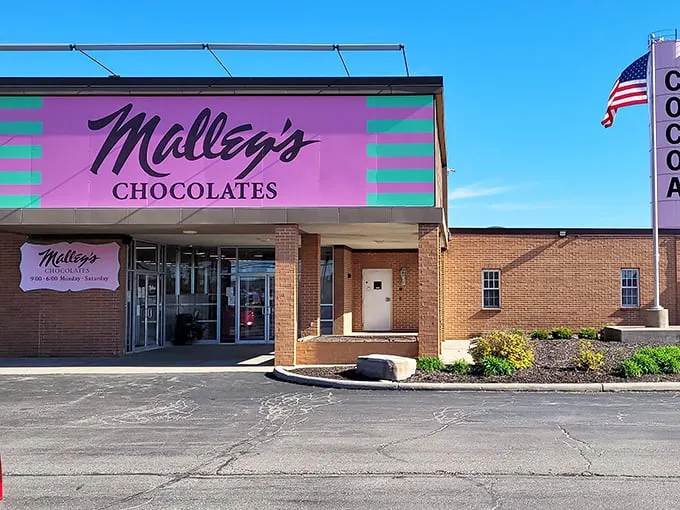Chocolate with a side of nostalgia! Malley's storefront is like a portal to your sweetest childhood memories.