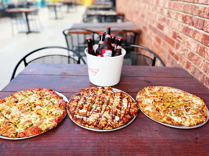 Bud Light: the Swiss Army knife of beers. It's crisp, it's refreshing, and it plays well with others – especially pizza!