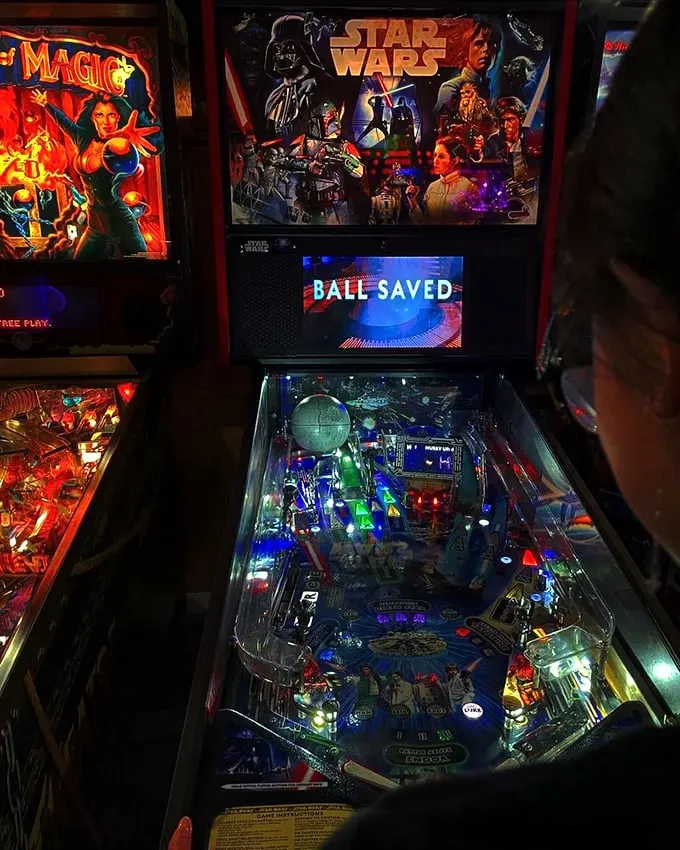 The Force is strong with this one. Star Wars pinball: where Jedi reflexes meet the ultimate test of skill and patience.