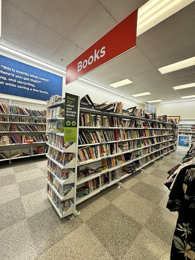 Bookworms, rejoice! This literary labyrinth is where bestsellers mingle with hidden gems. It's like a library, but you get to keep the books forever.