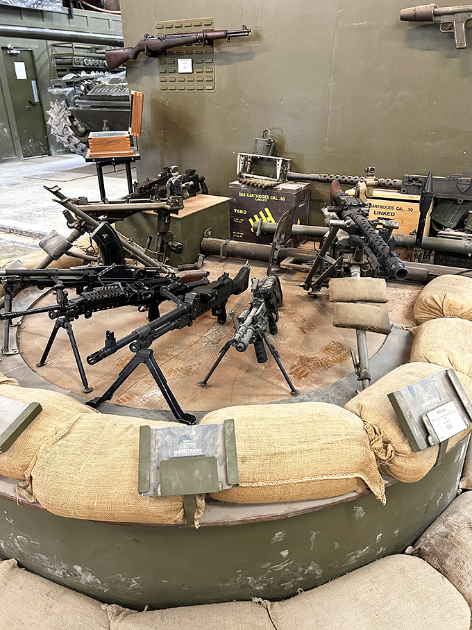 "It's like a lethal show-and-tell!" This eclectic display of weaponry offers a hands-on history lesson you won't soon forget.
