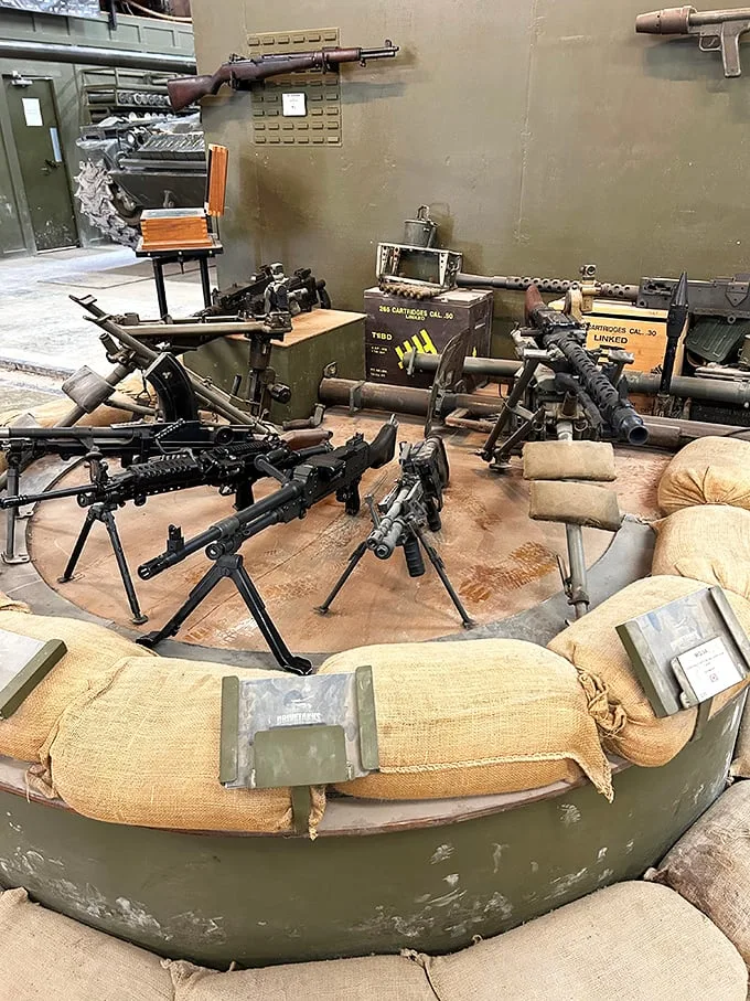 "It's like a lethal show-and-tell!" This eclectic display of weaponry offers a hands-on history lesson you won't soon forget.