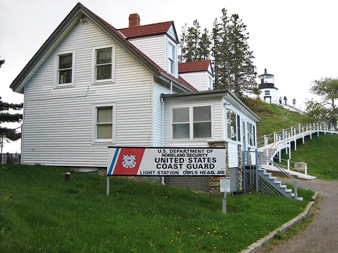 Home of the brave: The Coast Guard's presence reminds us that this picturesque spot has a vital role beyond Instagram backdrops.
