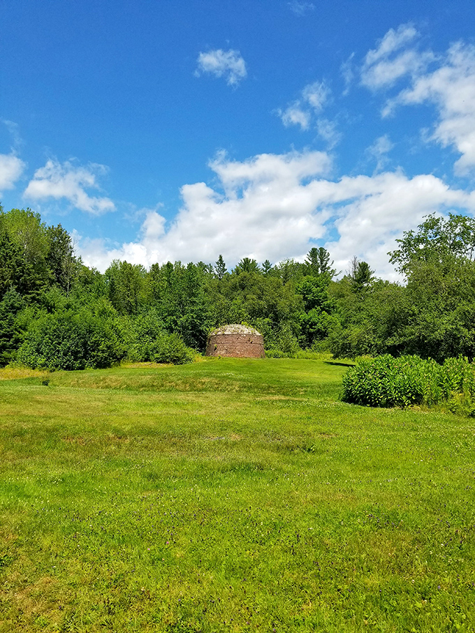 It's like finding Stonehenge in your backyard. This ancient-looking structure adds a touch of mystery to Maine's lush wilderness.