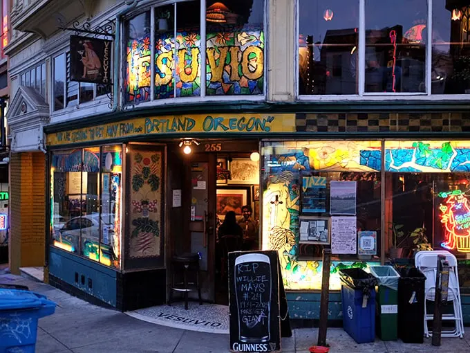 Vesuvio Cafe: Where the spirits of Beat poets linger and every drink comes with a side of literary inspiration.