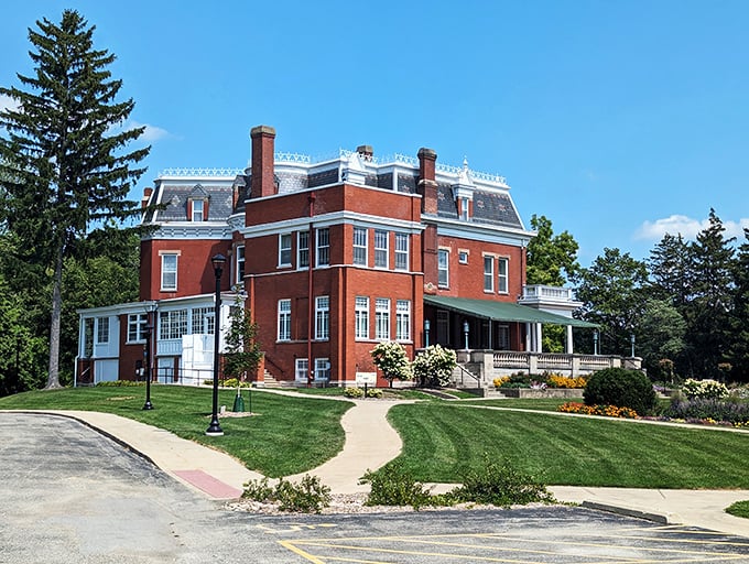 Ellwood House Museum: "Mansard roof mastery! This architectural confection looks good enough to eat – but please, don't try!"