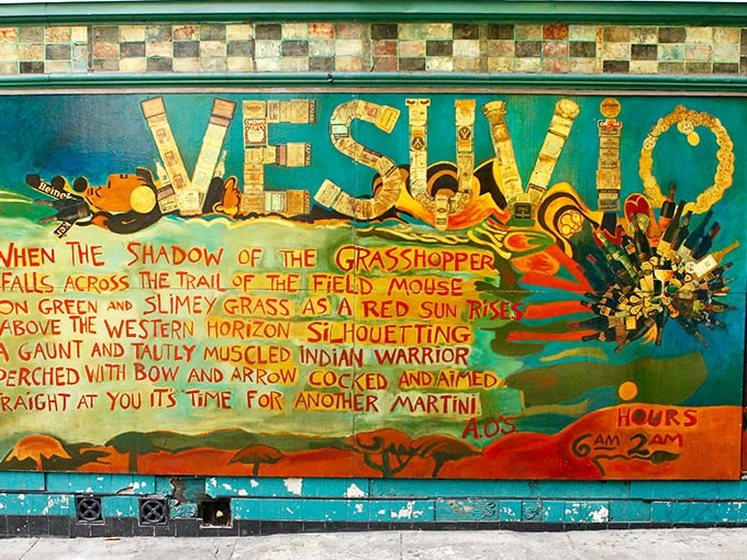Channel your inner Kerouac at Vesuvio Cafe. Just remember, "On the Rocks" isn't just a drink order – it's a writing style!