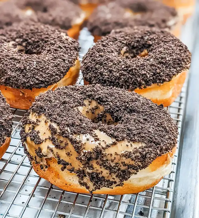 Coffee Oreo Donuts: For when you can't decide between dessert and a caffeine fix. Why not both?