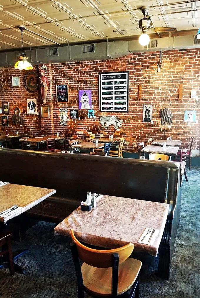 If these walls could talk, they'd probably ask for a menu. The Old Mohawk's interior is a feast for the eyes.