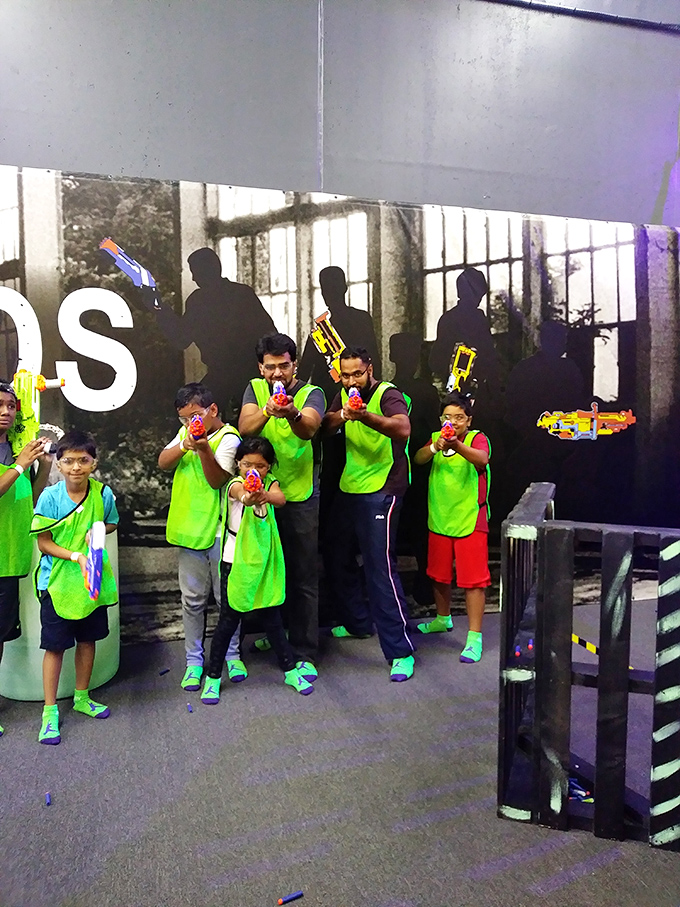 Lock and load in the Nerf zone. It's like paintball, but with less mess and more giggles.