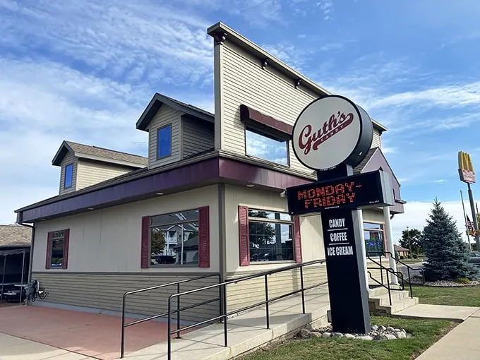 Guth's Candy: Don't judge a book by its cover! This unassuming shop hides a treasure trove of tempting treats.