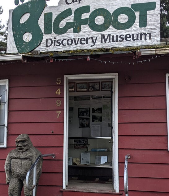 bizarre bigfoot museum california FTR