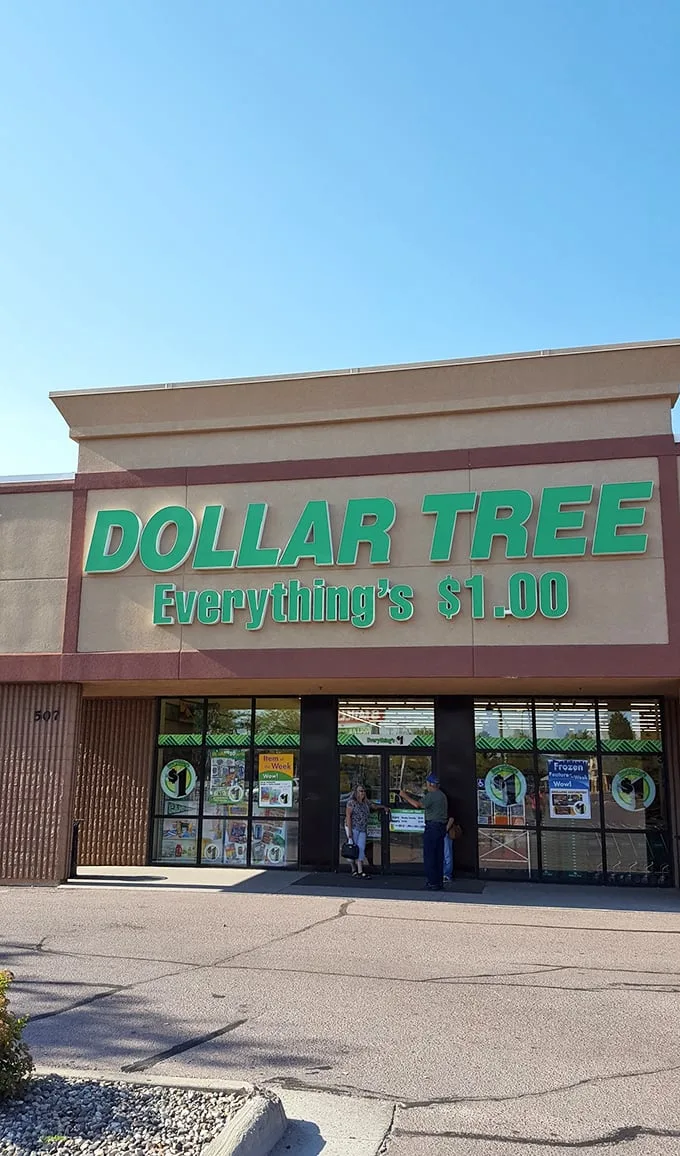 Welcome to the land of endless possibilities, where your dollar stretches further than a prairie horizon. This Dollar Tree is a beacon of bargain bliss!