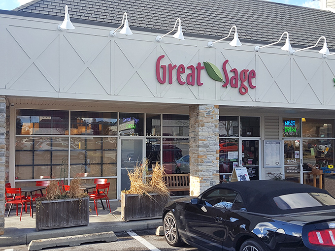 Great Sage's unassuming storefront hides a plant-based paradise that's converting carnivores one creamy mac and cheese at a time.