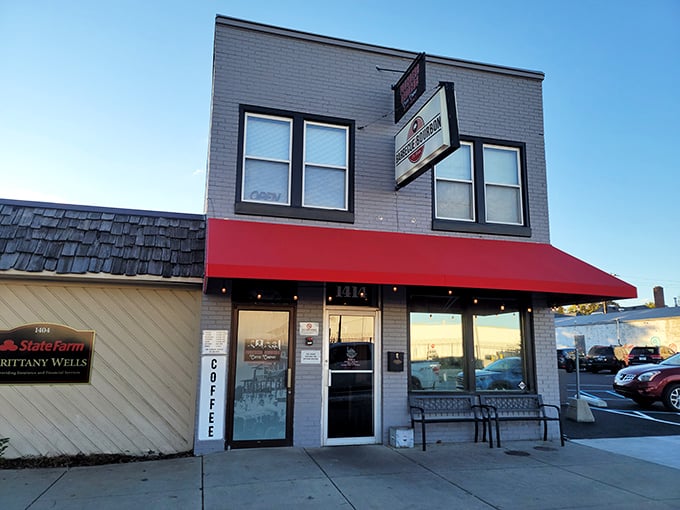 Welcome to flavor town! Barbecue and Bourbon's unassuming exterior hides a world of smoky delights waiting to be discovered.